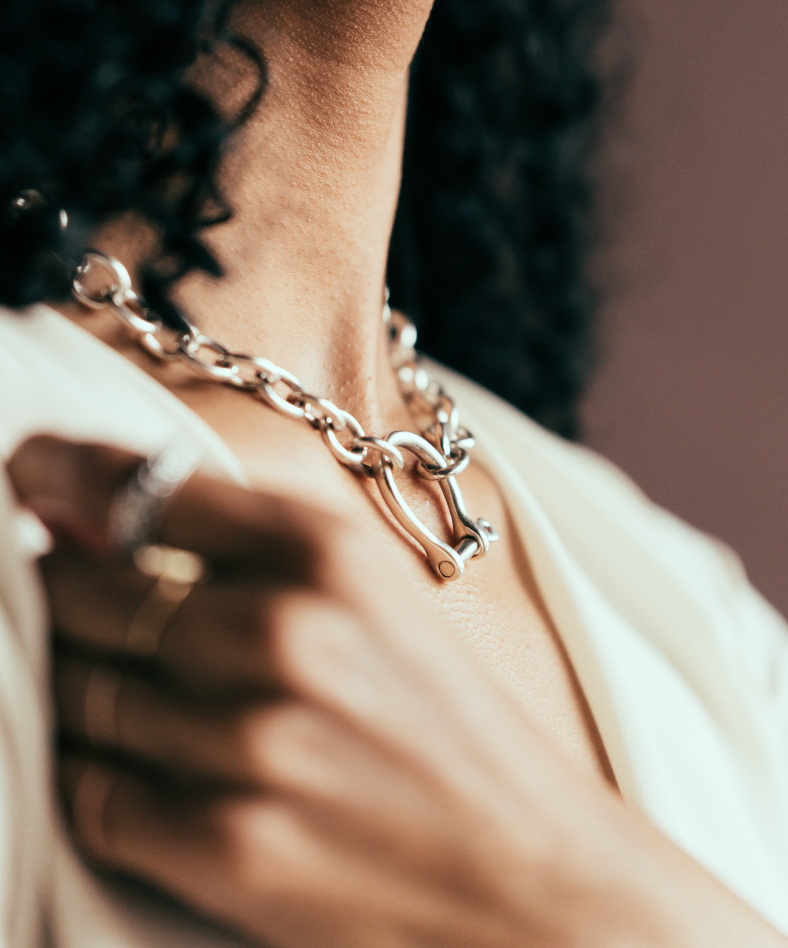Shackle Chain Necklace | Vincent Peach Fine Jewelry
